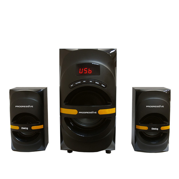 Колонки Dialog Progressive AP-210B 2x15 + 30 Вт USB+SD reader Bluetooth ...