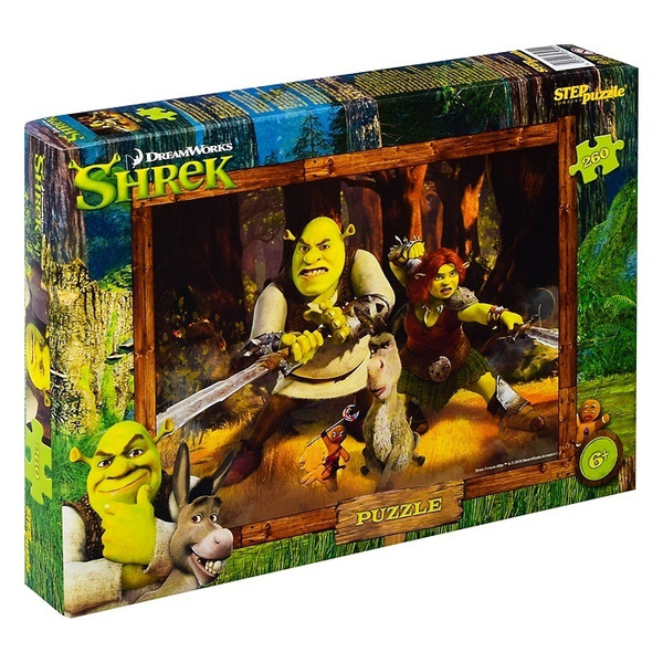 Пазлы Step Puzzle 260 элементов "Shrek" DreamWorks, Мульти (95042) купить на OZON по низкой цене ...