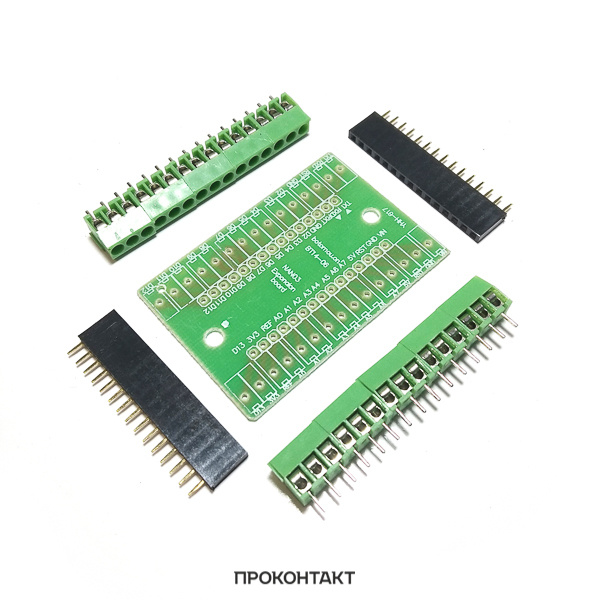 Отладочная плата Arduino Nano Io Shield клеммники НЕ припаяны купить с доставкой по выгодным