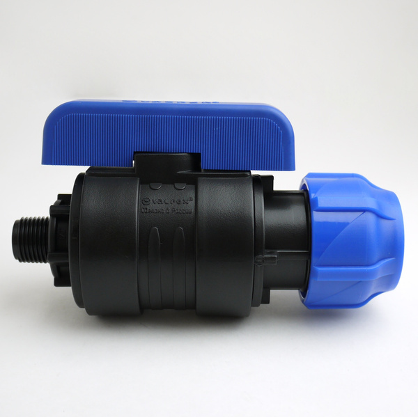 Кран шаровый VALFEX ПНД 32 - 1/2" цанга / наружная резьба - купить по низкой цене в интернет ...