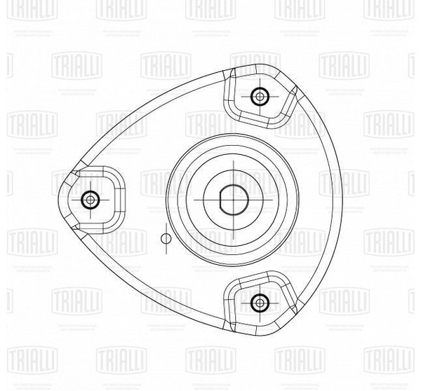 Опора амортизатора Kia Rio (05-) переднего правого (с подшип.) (SA 0863 ...