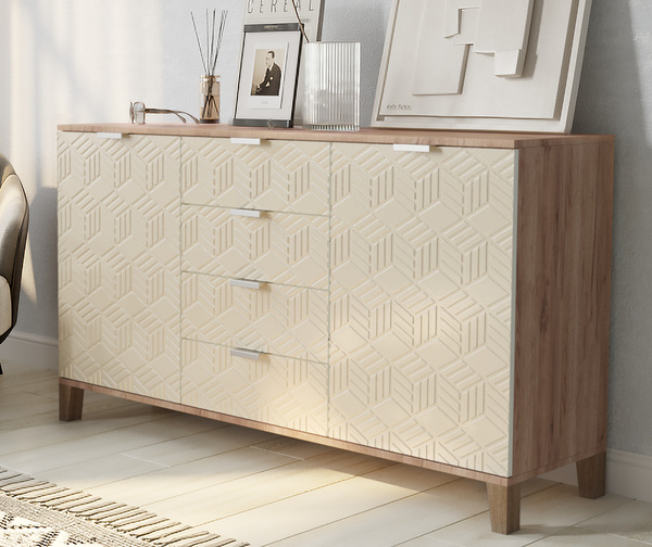Комод ДИВАН НЕ МЕБЕЛЬ Комод_kmd000080_ДИВАН НЕ МЕБЕЛЬ, 140x40x80 см, 4 ...