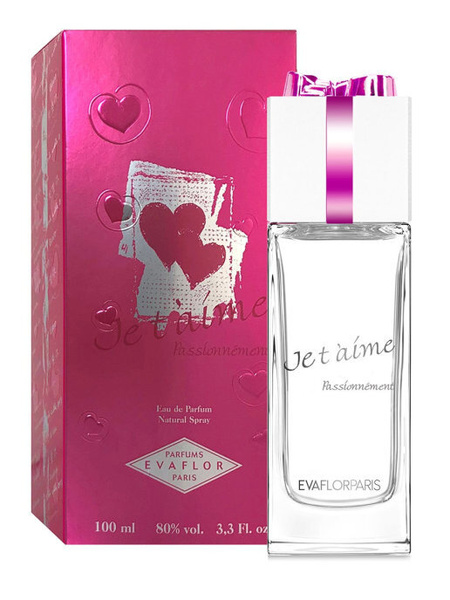 Evaflor Je T'aime passionnement lady 100 ml edp Туалетная вода 100 мл ...