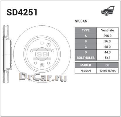 Диск тормозной NISSAN QASHQAI/X-TRAIL 14- передний - купить по низкой ...