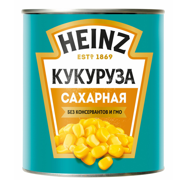Кукуруза Heinz сахарная стерилизованная 340 г - купить с доставкой по ...