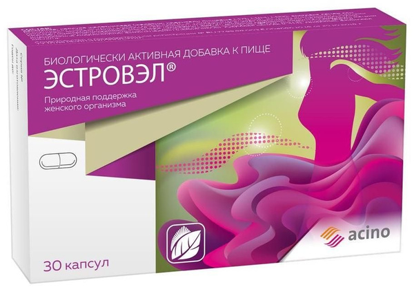 Эстровэл, капсулы массой 520 мг (10%), 30 шт. - купить с доставкой по ...