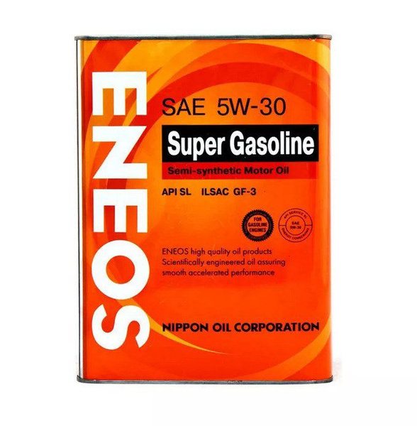 Масло моторное ENEOS 5W-30 Полусинтетическое - купить в интернет ...