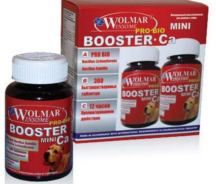 Wolmar Winsome Pro Bio BOOSTER Ca MINI для щенков и мелких собак, 360 ...