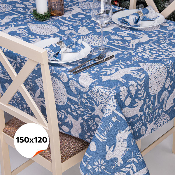 Скатерть из рогожки Happy Fox Home /декор для кухни/все для дома и ...