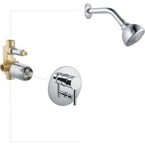 Душевая система Haiba HB со смесителем и верхним душем (HB2407) - купить с доставкой по выгодным ...