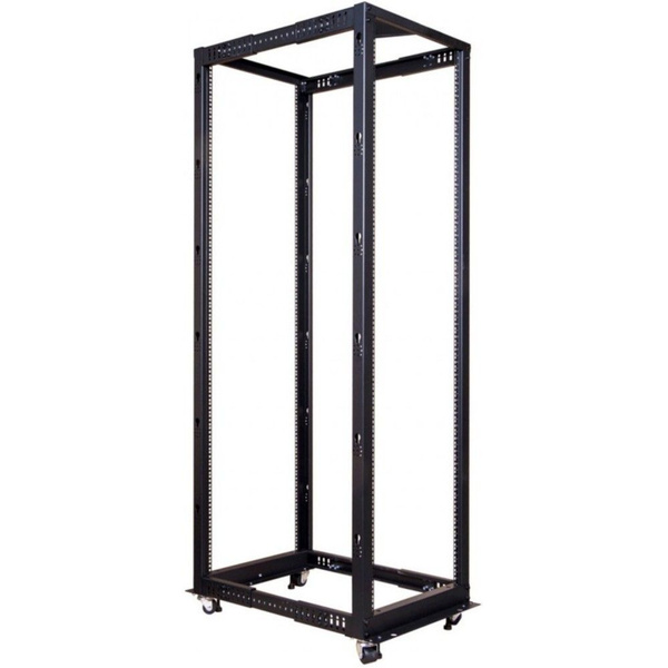 Стойка двухрамная Lanmaster TWT-RACK2-42U-ADJ 42U 480ммX560мм 1000кг черный (TWT-RACK2-42U-ADJ ...