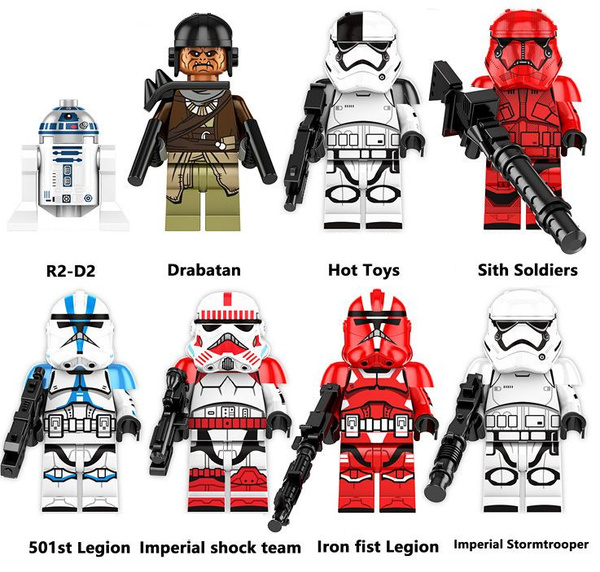 Набор минифигурок Звездные войны Штурмовики R2-D2 совместимы с ...