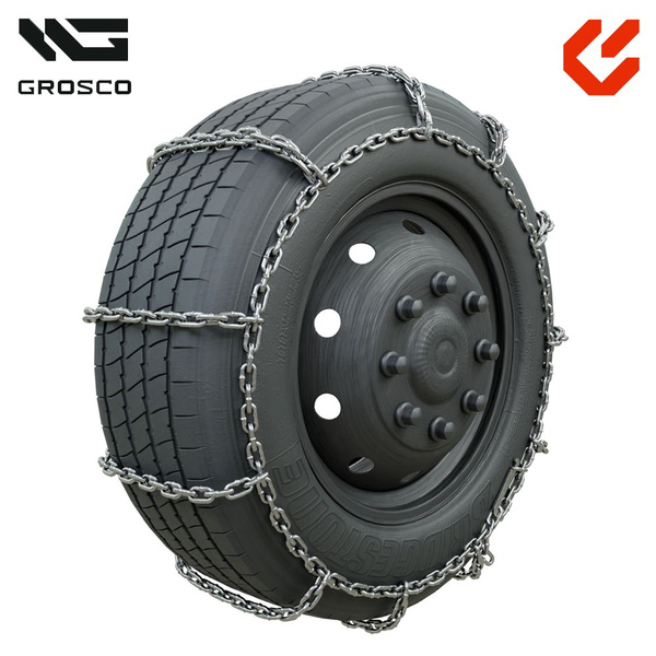 Цепи противоскольжения 435/40 R22.5 Лесенка 8 мм. Комплект 2 шт (29,3 ...