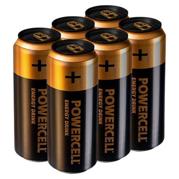 Энергетический напиток Powercell Monster Energy Drink Original, 450 мл (6 шт) - купить с ...