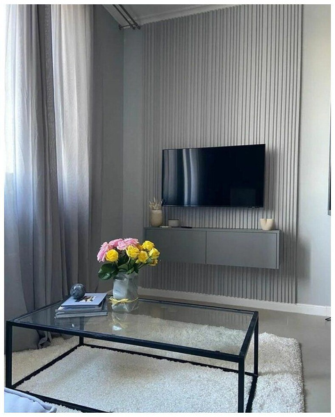 Стеновые 3d панели из наногипса под покраску 50х50см купить по выгодной цене в интернет магазине