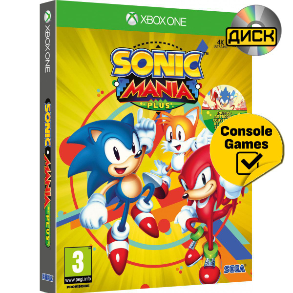 Игра XBOX ONE Sonic Mania Plus (английская версия) + Артбук (Xbox One ...