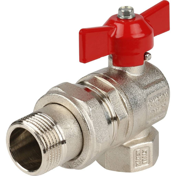 Кран шаровой Itap IDEAL 298 3/4" угловой с накидной гайкой полнопроходной (бабочка) - купить по ...