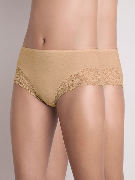 Комплект трусов слипы L'ALTRA COTONELLA Lace, 2 шт - купить с доставкой по выгодным ценам в ...