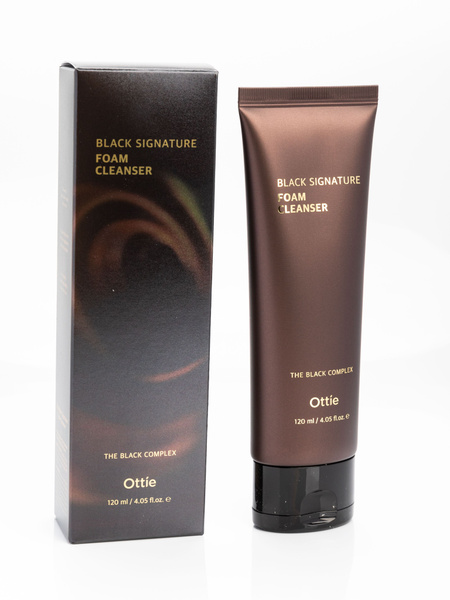 Очищающая пенка с муцином улитки Ottie Black Signature Foam Cleanser ...