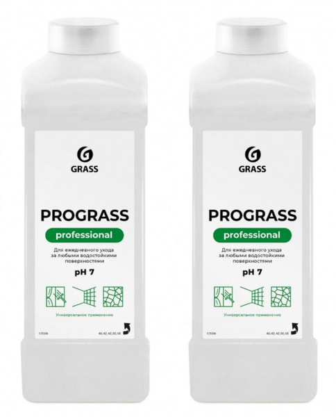 Grass Универсальное чистящее средство "Prograss", 2 шт по 1 л - купить ...