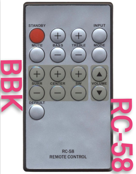 Пульт ДУ HUAYU BBK/ббк/бэ бэ ка RC-58(RC-05) - купить по выгодной цене в интернет-магазине OZON ...