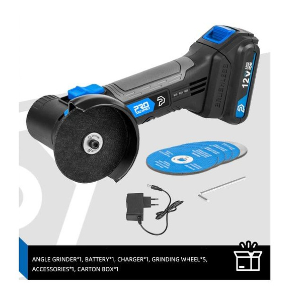 Вопросы и ответы о Аккумуляторная УШМ PROSTORMER 12В 2Ач PSBG1202 ...