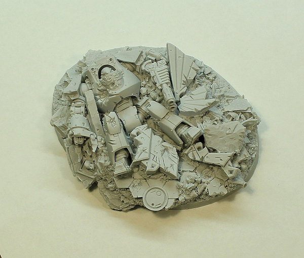 Подставка для миниатюр Warhammer 40000 / Scenic base 120 х 90 mm ...