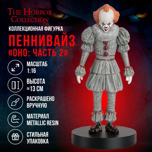 Фигурка Пеннивайз из фильма 2019 года Horror Collection. Eaglemoss ...