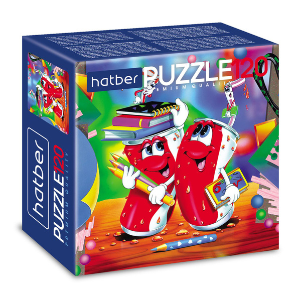 Пазл Hatber 120 элементов Premium 150х150мм -Учись ярко!- - купить с доставкой по выгодным ценам ...