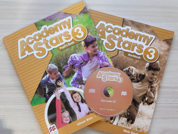 Academy Stars 3 Pupil's book, Workbook, CD, КОМПЛЕКТ учебник, рабочая ...