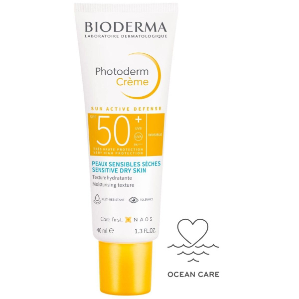 Солнцезащитный крем для лица Bioderma Photoderm Creme SPF50+, 40 мл (40 ...