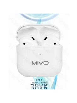 Наушники Вкладыши MIVO MT-12 Bluetooth 5.3 с микрофоном / IOS / Android ...