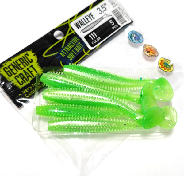 Мягкая приманка Generic Craft WALLEY 3.5in, 9см, цв.111 - купить по ...