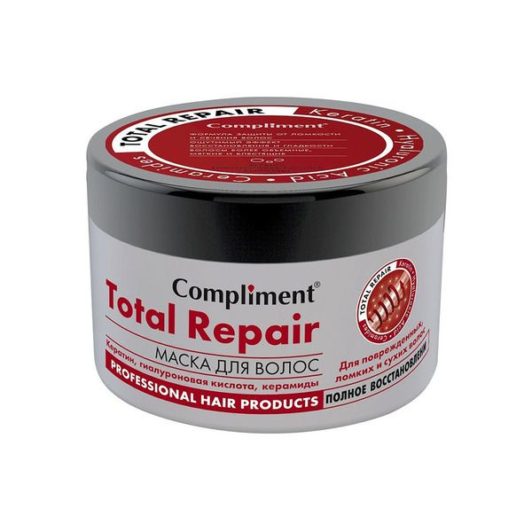 Маска Комплимент (Compliment) Total Repair д/волос бан пласт 500 мл ...