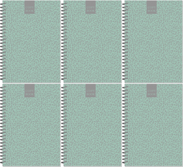 Attache Бизнес-тетрадь в точку Fleur Мята, А5, 96 листов, 6 шт - купить с доставкой по выгодным ...