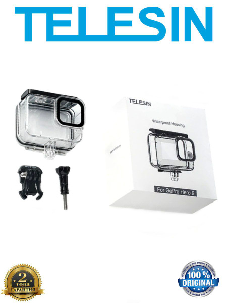 Telesin/Чехол/Аквабокс Telesin для GoPro Hero 9 10 11 Black - купить с ...