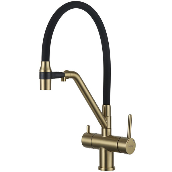 Смеситель для кухни гибкий излив с фильтром для воды Gappo G4398-83 - купить с доставкой по ...