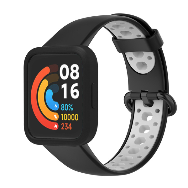 Двухцветный силиконовый ремешок-браслет для Умные часы POCO Watch ...