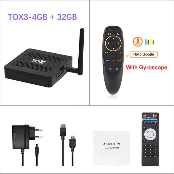 Медиаплеер TOX TOX3, RJ-45 Ethernet, USB, HDMI, оранжевый, Android ...