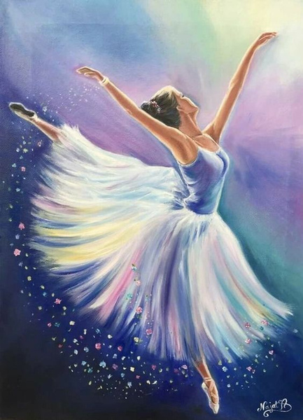 Термонаклейка на все виды и любой цвет одежды 30х21см (DTF) Балерина, Танцы купить на OZON по ...