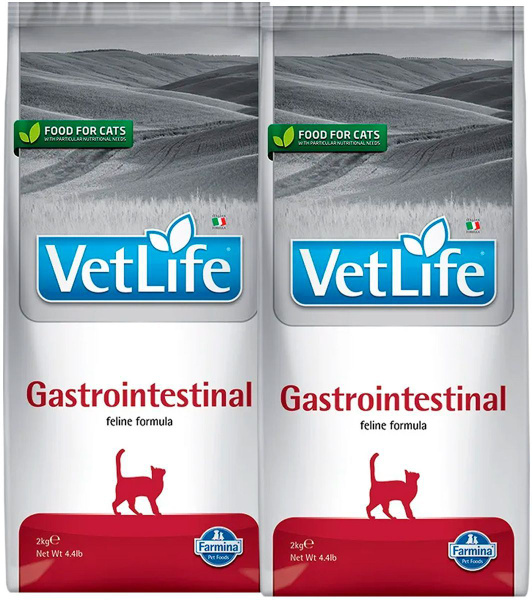 FARMINA VET LIFE FELINE GASTROINTESTINAL для взрослых кошек при ...