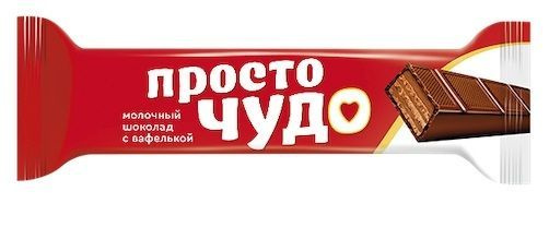 Шоколадный батончик ПРОСТО ЧУДО 14 шт. по 40гр., Славянка, шоубокс ...