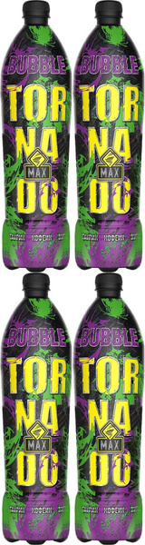 Энергетический напиток Tornado Energy Bubble газированный, комплект: 4 шт. по 1 л - купить с ...