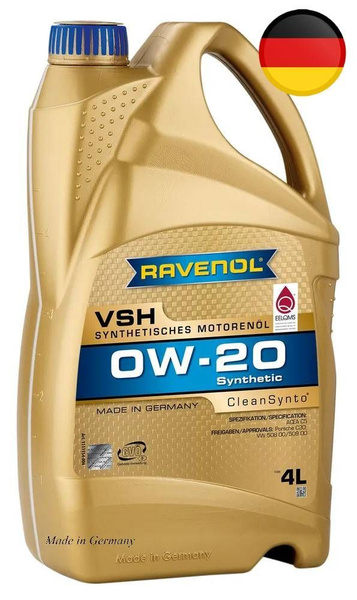 Масло моторное RAVENOL 0W-20 Синтетическое - купить в интернет-магазине OZON (763969783)