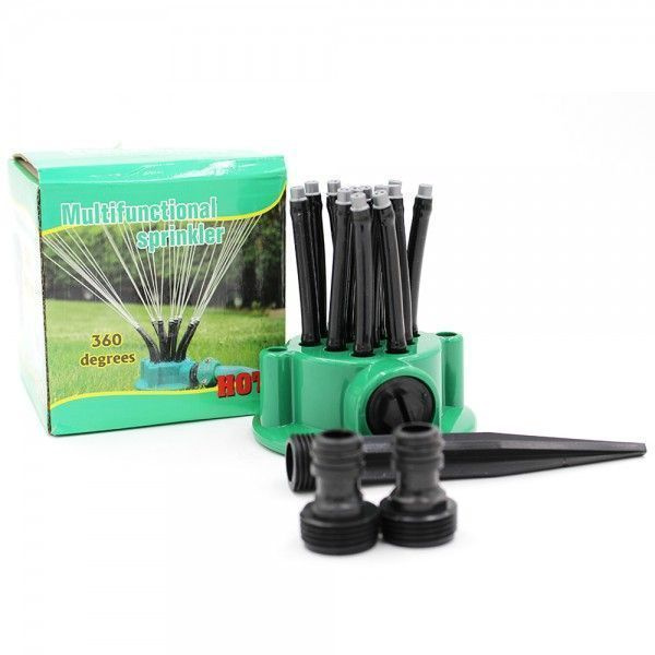 Ороситель садовый спринклер для газона Multifunctional Sprinkler 360 ...