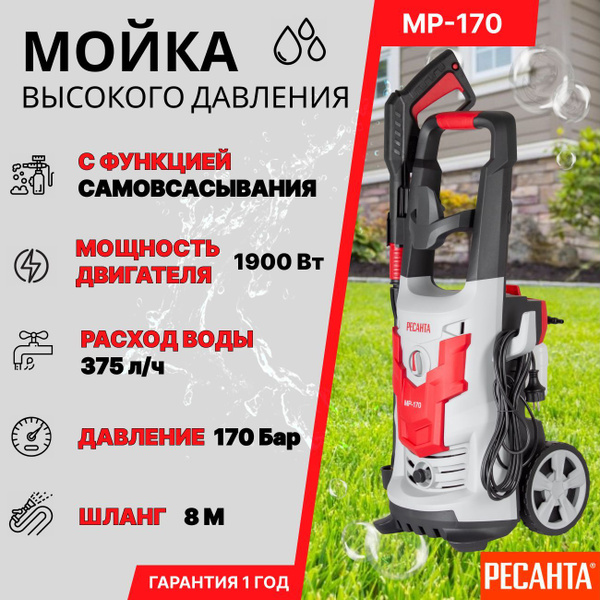 Мойка МР-170 Ресанта - купить в интернет-магазине OZON с доставкой по ...