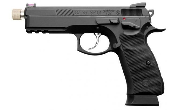 Пистолет KJW SP-01.GAS CZ 75 SP-01 Shadow GBB (черный, металл) - купить с доставкой по выгодным ...