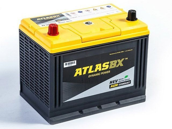 Аккумулятор автомобильный Atlas AGM_Прямая (+/-) купить по выгодной цене в интернет-магазине ...