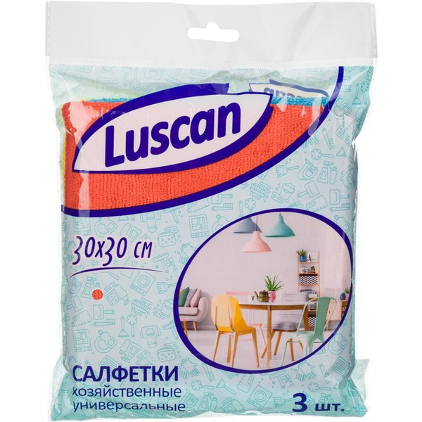 Салфетки для уборки Luscan, Микрофибра - купить в интернет-магазине OZON с доставкой по России ...