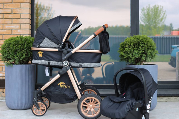 Коляска Teknum V9 3в1 трансформер, для новорожденных и детей до 3 лет ...